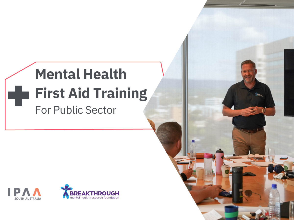 Mental Health First Aid Training for Public Sector Nov 21 & 28 IPAA ...